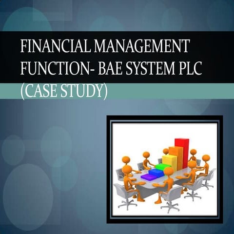 Financial management function bae system plc | PPTX