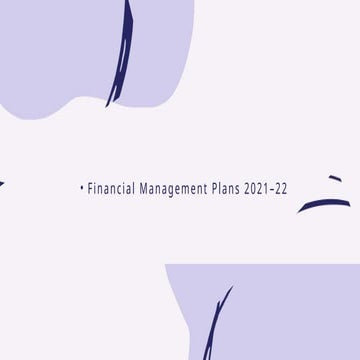 Financial Management Plans 2021–22.pptx vc | PPTX