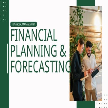 Financial Management Report presentation | PPTX