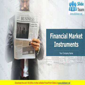 Financial Market Instruments PowerPoint Presentation Slides | PDF