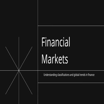A Comprehensive Study on Finance and Markets: Functions, Types, and ...