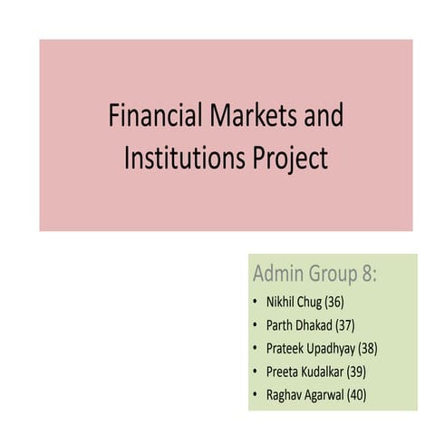 Comparison of Indian Stock Exchanges with Global Stock Exchanges. | PPTX