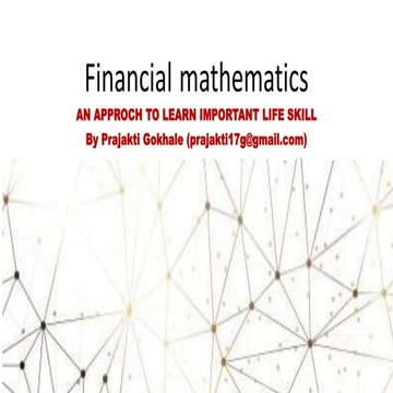 Financial mathematics | PPTX