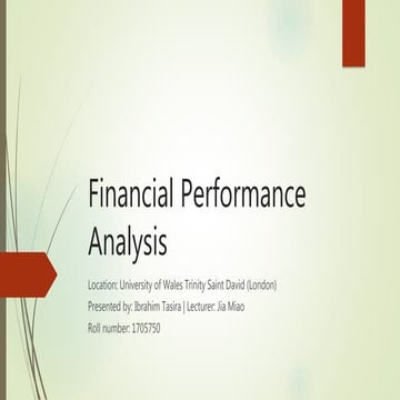 Financial Analysis Project | PPTX