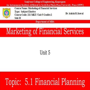 Financial Planning | PPTX