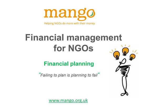 NGOs financial management | PPT