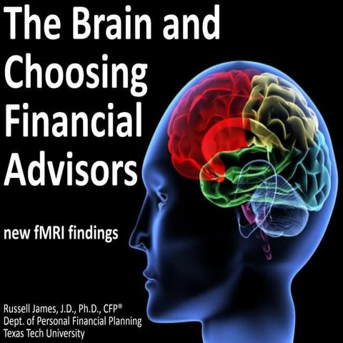 Financial planning in the brain scanner slidecast | PDF
