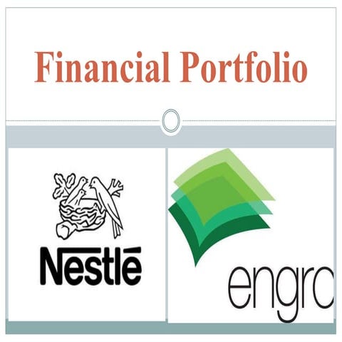 Financial portfolio | PPTX | Stocks and Bonds | Personal Investing