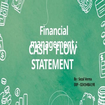 Financial PPT. For all the statement of financial management | PPTX