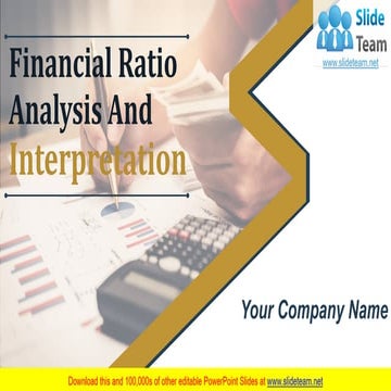 Financial Ratio Analysis And Interpretation PowerPoint Presentation ...