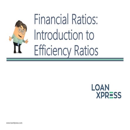 Financial Ratios - Introduction to Efficiency Ratios | PPTX