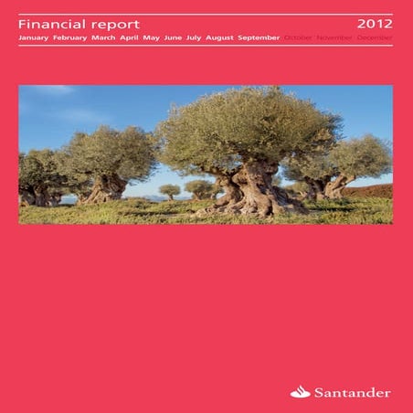 3Q12 Financial report Santander Bank | PDF