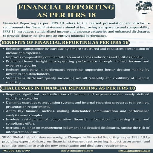 Understanding Financial Reporting as per IFRS 18 | PDF