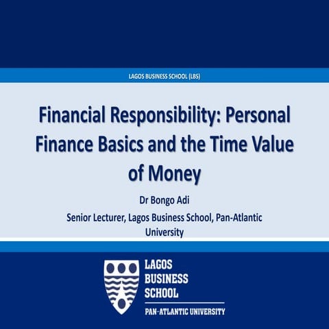 Financial responsibility | PPTX