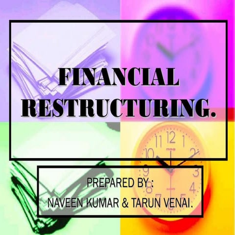 Financialrestructuring 120830091158-phpapp02 | PPT