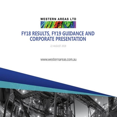 Western Areas FY18 Financial Results Presentation | PPT