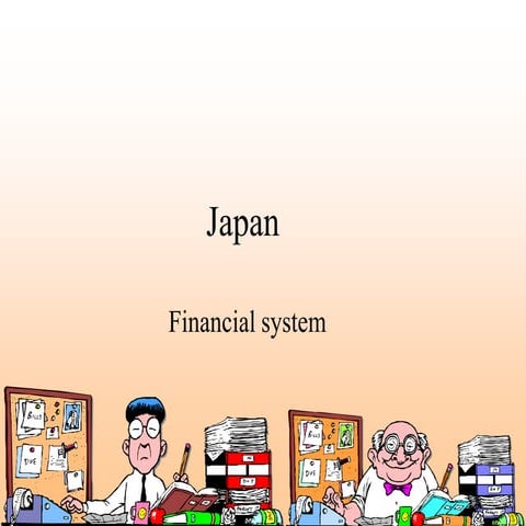 Financial system of Japan | PPTX