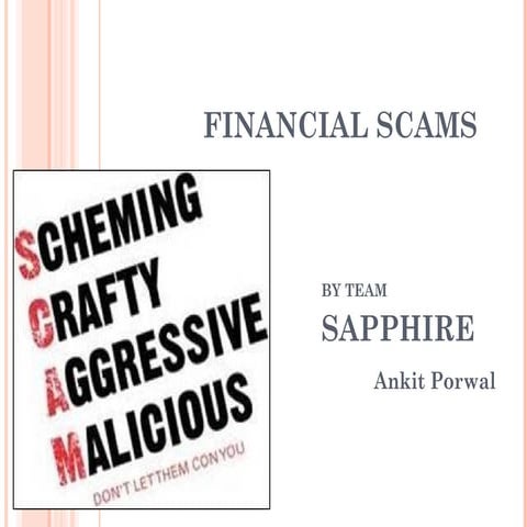 Financial scam | PPT