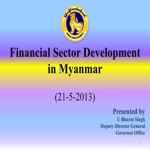 Financial sector development in Myanmar | PDF