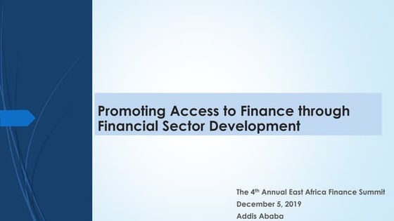 Financial Services Cluster | PPT
