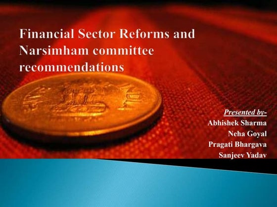 6. Recent developments in Indian Financial System.pptx