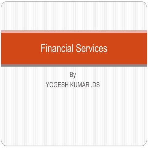 Financial services | PPTX
