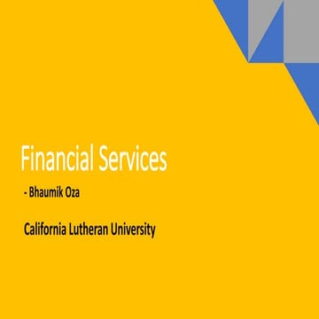 Financial Services and Ethics | PPTX