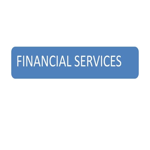 Financial services | PPTX