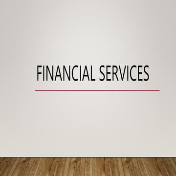 Introduction about Financial services, Merchant Bankers, Underwriters ...