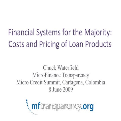 Financial Services For All | PPTX