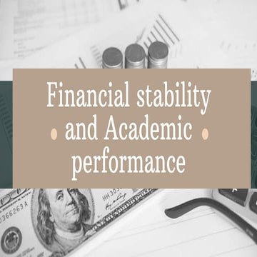 FINANCIAL STABILITY TOPIC for research intervention seminar | PPTX
