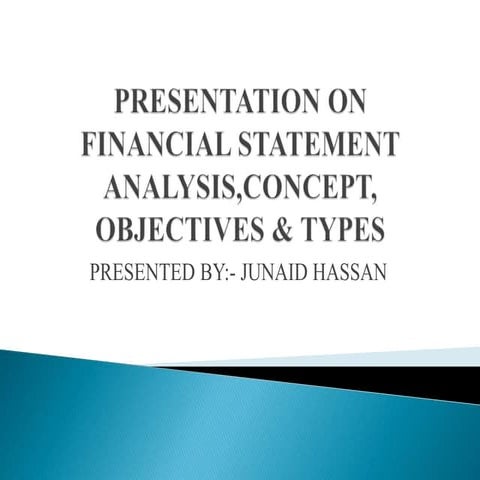 Financial statement analysis | PPT