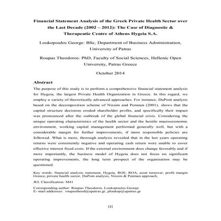 Determinant of return on assets and return on equity and its industry ...