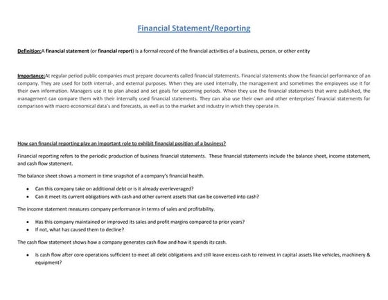 Financial plan | PPT