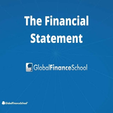 The Financial Statement Course | PPT