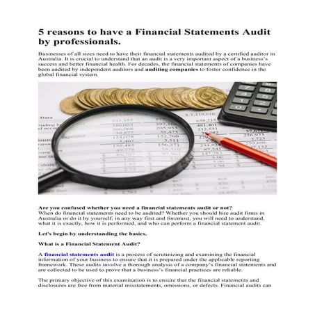 Why Regular Audits Are Crucial for Business Health and Compliance | PDF
