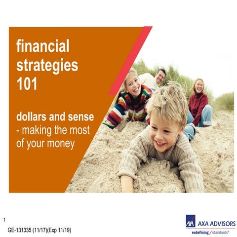 Financial Strategies 101 - dollars and sense | PPT