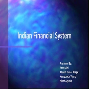 Financial system | PPT