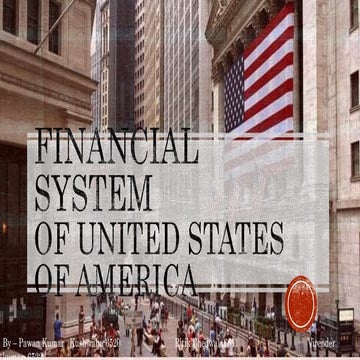 Financial system of United States | PPTX