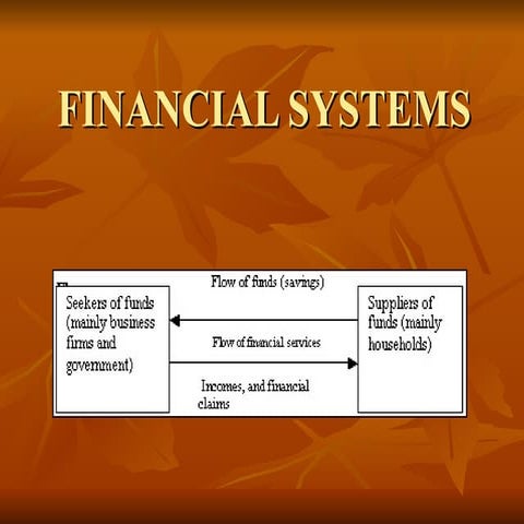 Financial Systems on 17th July ' 09 | PPT