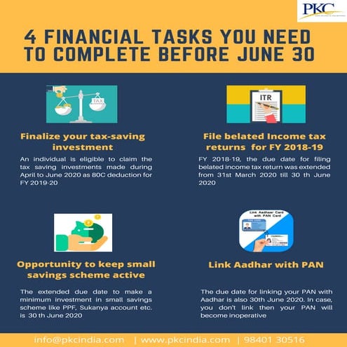 4 financial tasks that need to be done by the end of June. Have you? | PDF