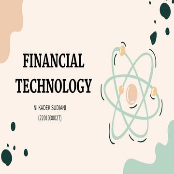 Financial Technology_ regulasi fintech di indonesia | PDF