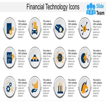 Financial Technology Icons | PDF