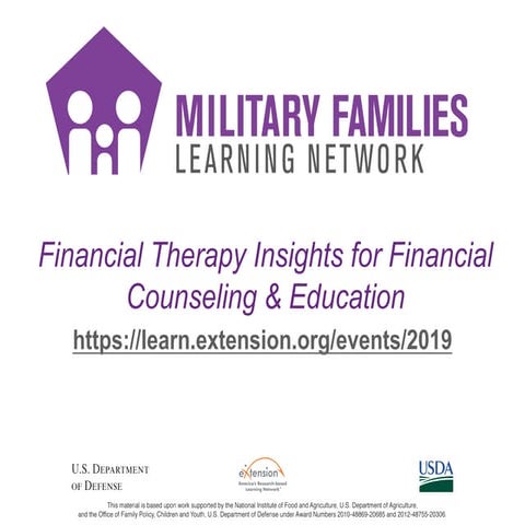 Insights from Financial Therapy for Counseling & Education | PDF