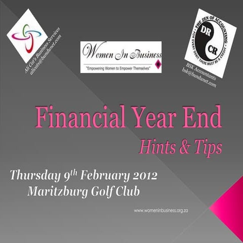 Financial year end.conference | PPTX