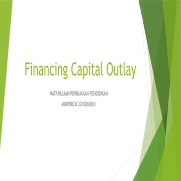 materi tentang Financing Capital Outlay.pptx
