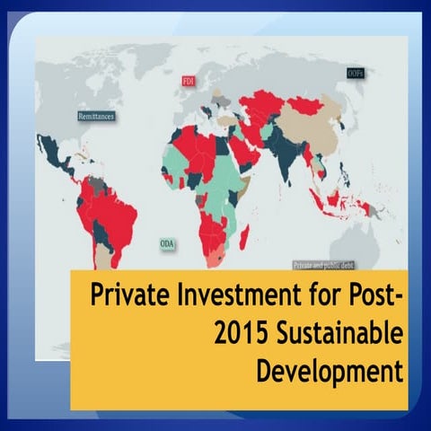 Financing for development Final Project | PPT | Business | Business and Finance