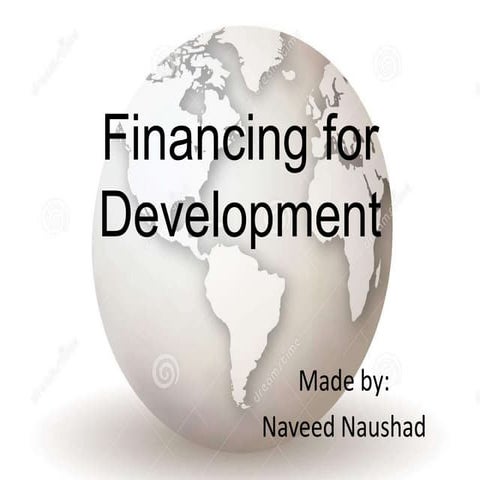 Financing for development1 | PPT