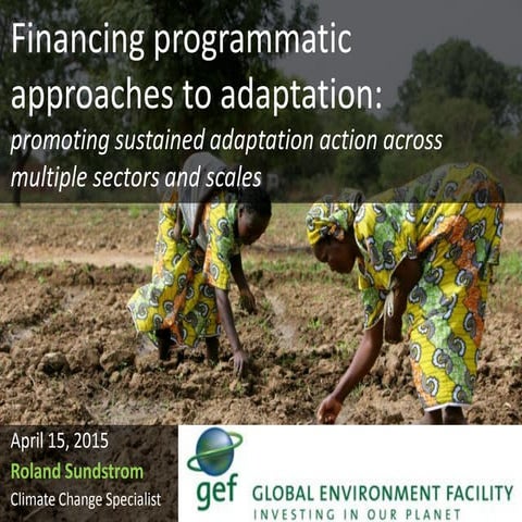 NAP Expo 2015 Session VII, I Financing programmatic approaches, GEF | PPT