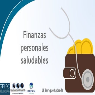 Finanzas persosnales saludables | PPTX